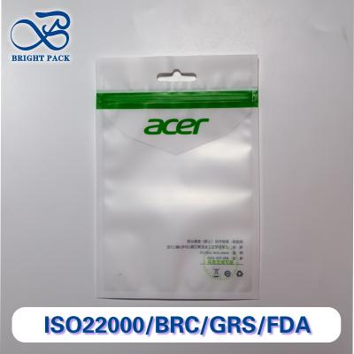 중국 전자 제품 포장을 위한 투명 창이 있는 정전기 방지 3면 밀봉 백, 재활용 가능 및 맞춤형. 판매용