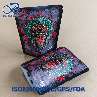 Китай Пакет с защитой от детей, гравированная печать головного убора вождя, барьер O₂ <0,5 куб.см/день, 8-слойный ламинат продается