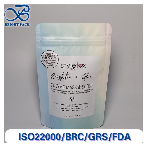 Quality Eco - Friendly Stand Up Pouches For Skincare Products Packaging With Recyclable for sale