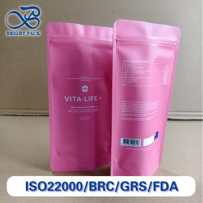 China Refillable Stand Up Pouch with 8-color HD Flexogravure Printing and Temperature Resistance (-40°C to 120°C) for Sustainable Cosmetics Packaging for sale