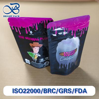 China Impresión de alta definición gráficos personalizables bolsas a prueba de niños con ventana visible para envases de productos farmacéuticos. en venta