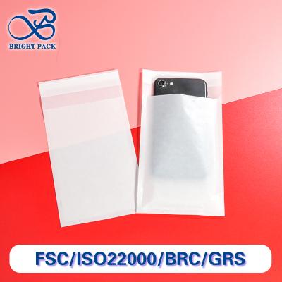 중국 맞춤형 유리 종이 가방 생분해 할 수 있는 의류 포장 판매용