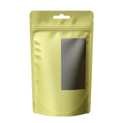 China Factory-Direct Eight Sided Sealing Flat Bottom Bag For Food Packaging With Transparent Window On The Side And Custom Printing for sale