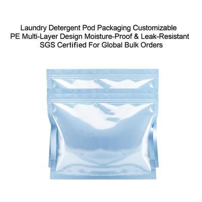 China Wasmiddel Pod Verpakkingszakken Aanpasbare PE-meerlaag ontwerp Vochtbestendige & lekkagebestendige SGS gecertificeerd voor wereldwijde bulk orders Te koop