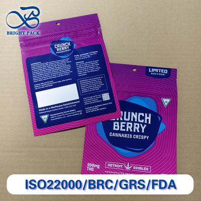 중국 프리미엄 CR 인증 아동 보호용 가방 Zipper 닫기 맞춤형 인쇄 내구성 및 재 닫기 판매용