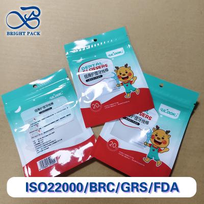 China Eco-Friendly Dental Floss Picks Bag 1000ml PET/PE Transparent Packaging for sale