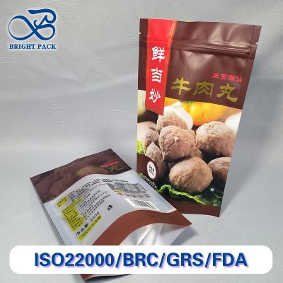 China Leak-Proof & Puncture-Resistant Stand Up Bag for Beef Balls for sale