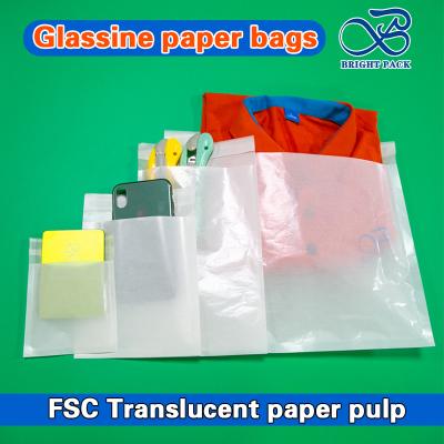 China FSC Certificated Biodegradable Glassine Paper Bags with Customizable Printing for Eco-Friendly Packaging for sale