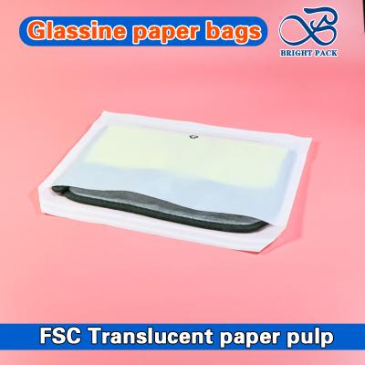 China Biodegradable Customizable Glassine Paper Bags for Moisture-Resistant Packaging for sale