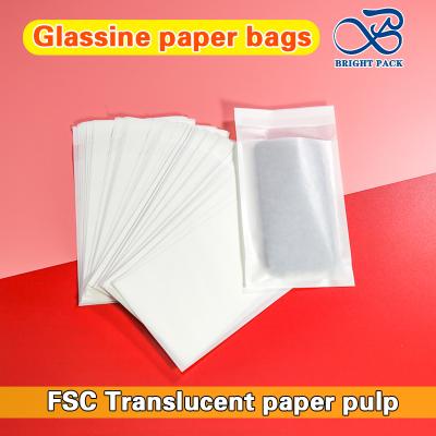 China Custom Printed Biodegradable Glassine Paper Bags with Self-Seal Adhesive Strip for Eco-Friendly Packaging for sale