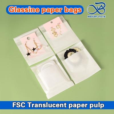 China Customizable Biodegradable Translucent Glassine Paper Bags for Eco-Friendly Clothes Packaging for sale