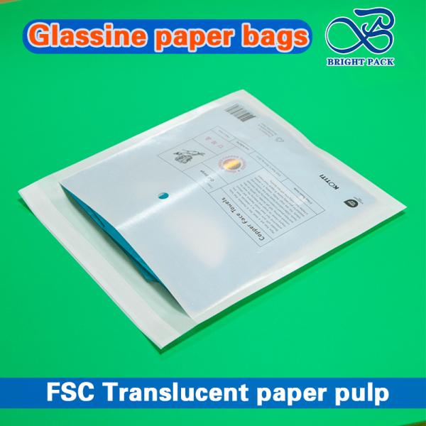 Quality High Transparency 100% Biodegradable Customizable Glassine Paper Bags for Eco-Friendly Packaging for sale
