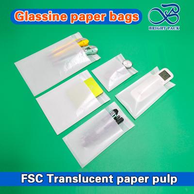 China Wholesale Customizable Printing Recyclable Eco-friendly Glassine Paper Bags for Sustainable Packaging for sale