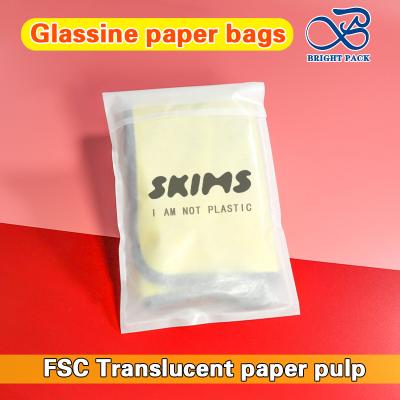 China 40g Transparent Tear-Resistant Self-Adhesive Glassine Bags for Clothing Packaging for sale