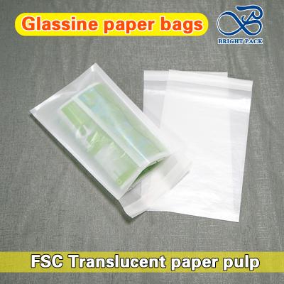 China Lightweight 40g Glassine Garment Bags – Dustproof & Moisture-Resistant Self-Sealing Packaging for sale