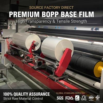 China FDA BRC Certified BOPP Base Film with Heat Sealing and UV Protection for Flexible Packaging for sale