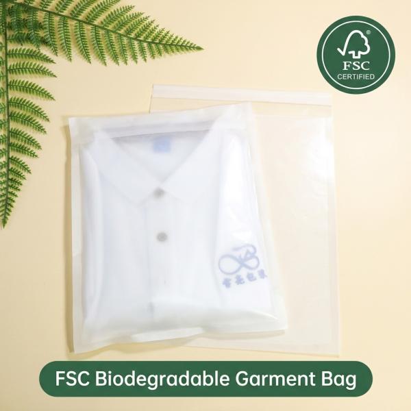 Quality Translucent Luxury Eco-Friendly Biodegradable Glassine Bag Digital for Sportswear Shoes Outdoor Clothing Plastic Free Packaging for sale