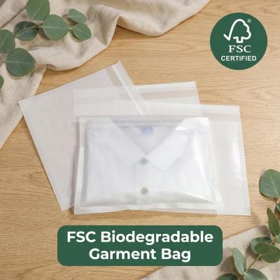 China Luxury Glassine Paper Bags for Clothing Packaging Recyclable Eco-Friendly Plastic Free for Certified EU Custom Factory for sale