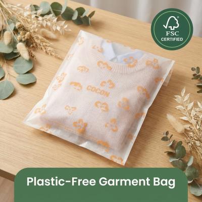 China Glassine Bag for Boutique Lingerie Scarf Packaging Eco-Friendly Digital Recyclable Luxury Designer Fashion Apparel Pouch for sale