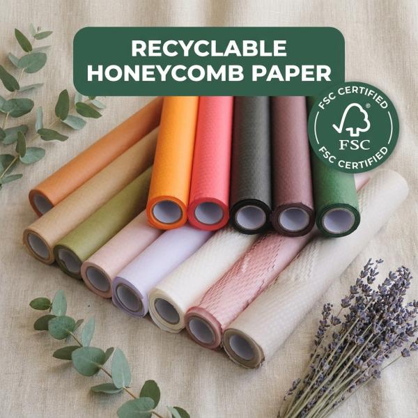 Quality Honeycomb Wrapping Paper Roll Cushioning Paper Protective Packaging Wrap for Packing for sale