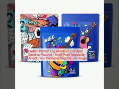 Wholesale Food Packaging Bags Plastic Composite Flat Pouch for Rice Flour Snacks Heat Sealable Moisture Proof Low MOQ