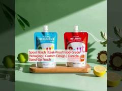 Eco-Friendly Jelly Spout Pouch 200ml500ml Leak-Proof Resealable Stand-Up Bags for Juice, Baby Food & Energy Drinks | Sustainable Custom Packaging