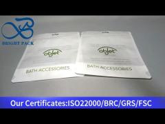 stand up ziplock bag for bath accessory