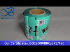 Aluminum foil composite roll film for chocolate packaging