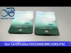 green child proof plastic bags