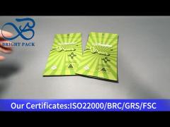 green small child-resistant locking closure bag