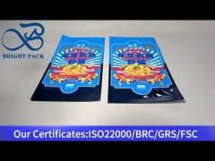 blue plastic food packaging bag for fried rice 350g