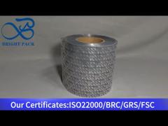 transparent roll film with letter M