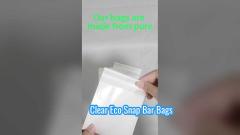 22mm 100% Biodegradable Highly Transparent Glassine Bags for Snap Bars and Food Packaging