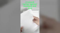 Customized Fully Degradable Translucent Glassine Bags With Self Seal For Clothes Packaging