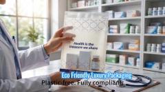 Eco Friendly Glassine Paper Bags for Luxury Apparel
