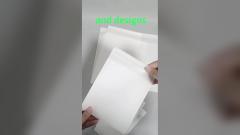 Biodegradable Translucent Glassine Paper Bags Customizable for T-Shirt Packaging