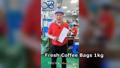 Heavy Duty Coffee Bag 1kg Stand Up For Bulk Coffee Storage Needs