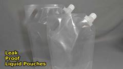liquid pouch bag with spout