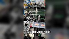 Food Safe Standable Juice Spout Pouch Leakproof Clear Juice Packaging Pouch