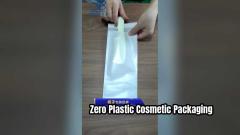 Eco-friendly Paper Bag Zero Plastic Eco Packaging For cosmetics