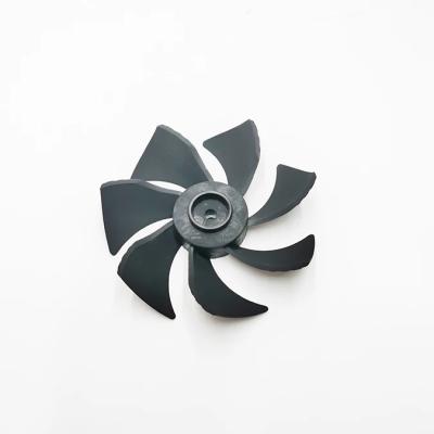 China Mirror Polish Plastic Injection Molded Parts Mini Electronic Fan Blades for sale
