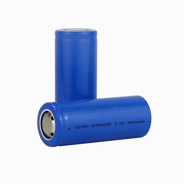 Quality 3.2v 3600mAh LiFePO4 26650 Battery Cell For Solar Street Lighting And Robot for sale