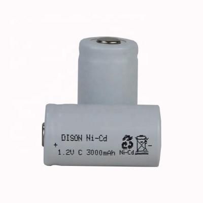 Cina 76g NICd C 1.2V 3ah Batterie ricaricabili per illuminazione di emergenza in vendita