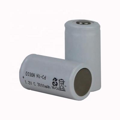 Cina 76g NICd C 1.2V 3ah Batterie ricaricabili per illuminazione di emergenza in vendita