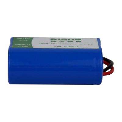 China LFP26650 6.4v 3.2Ah LiFePo4 Lithium Ion Battery Pack For Emergency Lighting Solar Flood Lights for sale