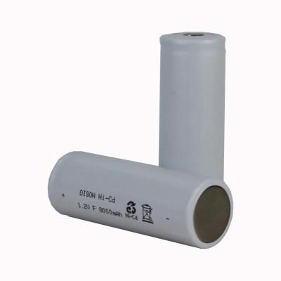 Cina Celle di batteria a bassa temperatura ricaricabili NiCd KRH33/91 F 1.2V 8Ah -40C in vendita