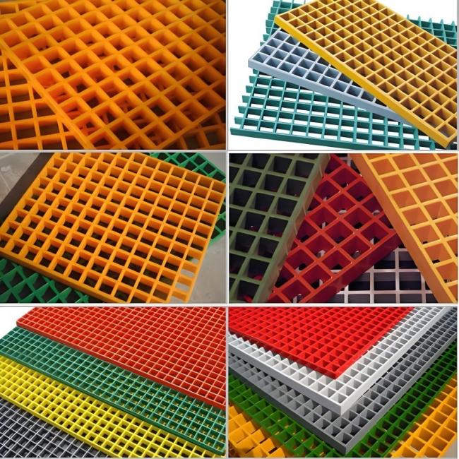 Customized Colored PC Building Material GRP FRP Profile Laminate Fiberglass Grating