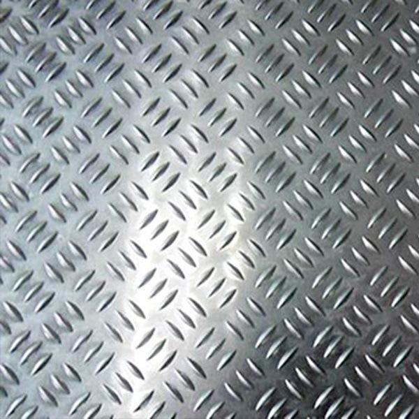 Raised Diamond Pattern 3003 5052 Bright Finish Aluminum Checker Plate Sheet