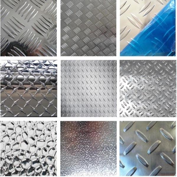 Raised Diamond Pattern 3003 5052 Bright Finish Aluminum Checker Plate Sheet