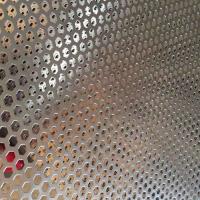 China Aluminum Insect Punching Square Hexagonal Stainless Perforated Sheet for sale